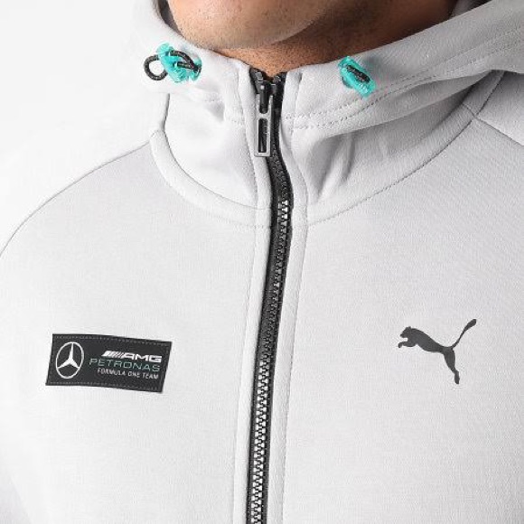 PUMA+Mercedes AMG | Shirts | Pumamercedes Amg Formula One Team Hooded ...